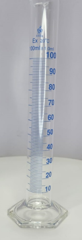 Probeta Vidrio Graduada 100 ml, CVQ – Productos Biológicos Hyla