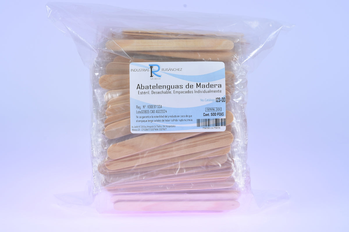 Abatelenguas de Madera Estéril Ruisánchez ® – Productos Biológicos Hyla