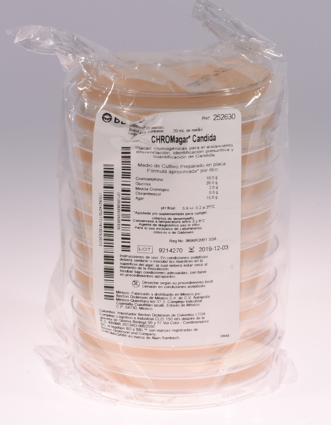 Chromagar Candida BBL® – Productos Biológicos Hyla