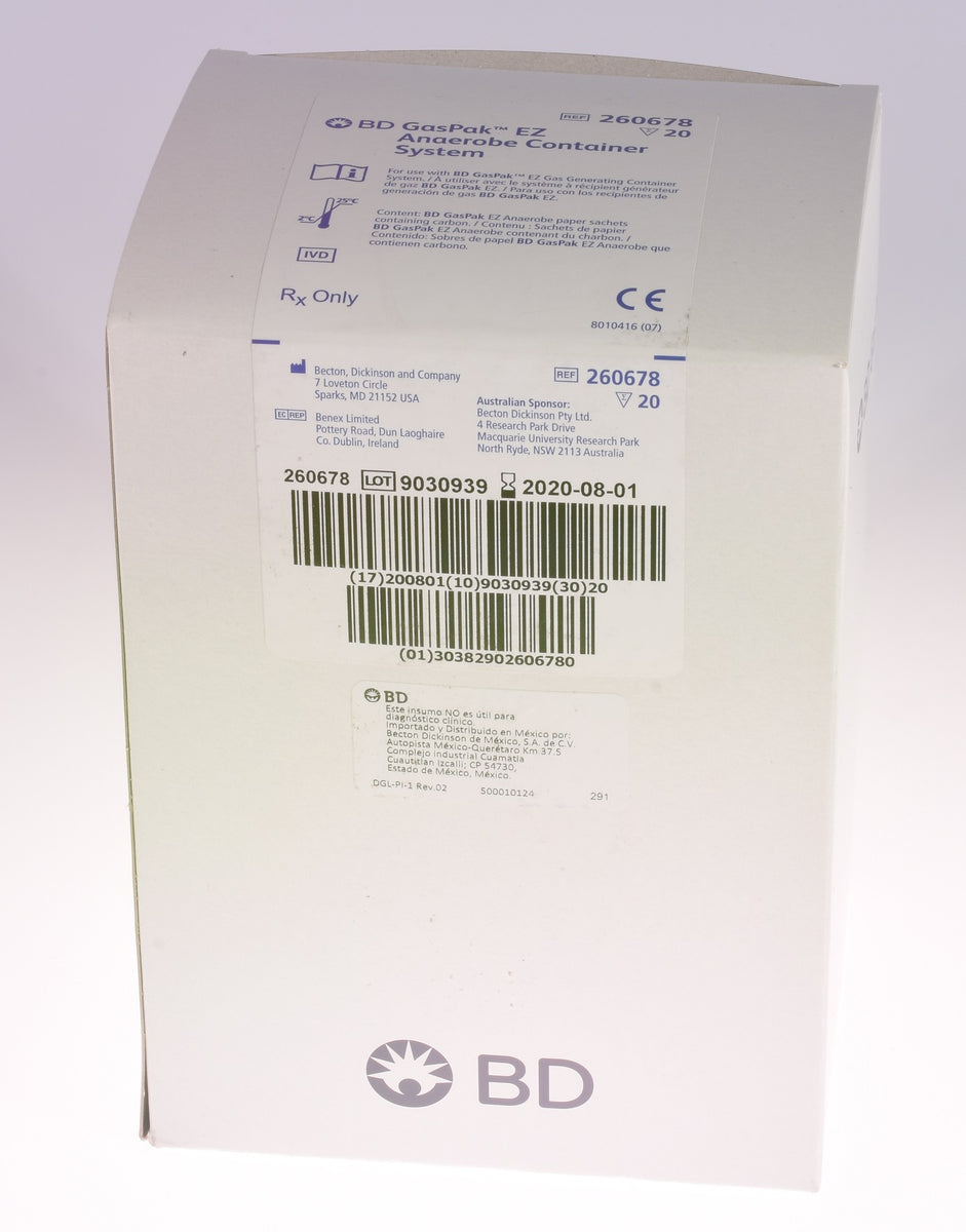 Sobre GasPak EZ Anaeróbico BBL® – Productos Biológicos Hyla