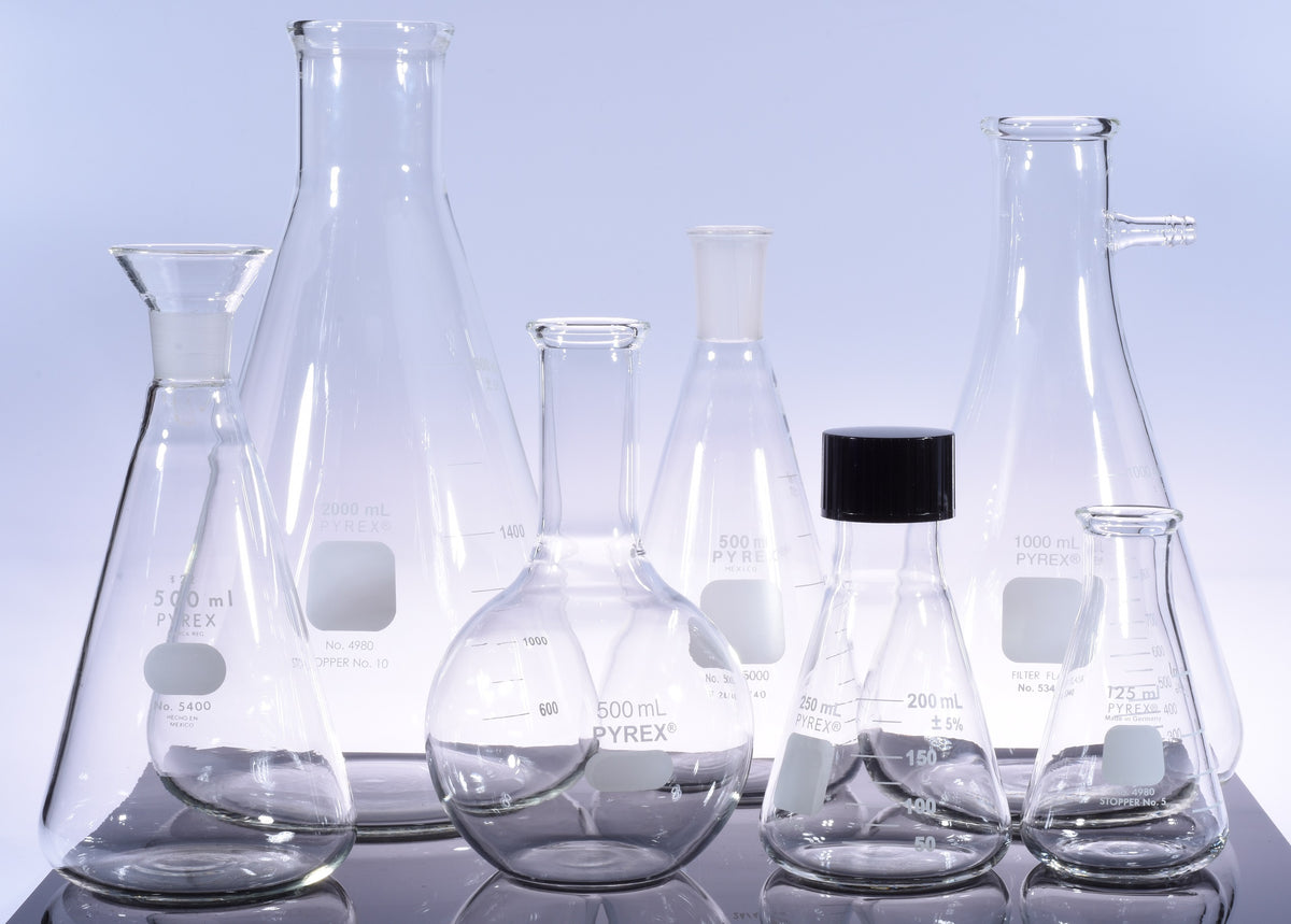 Matraz Erlenmeyer 125 ml con Tapón Pyrex® – Productos Biológicos Hyla