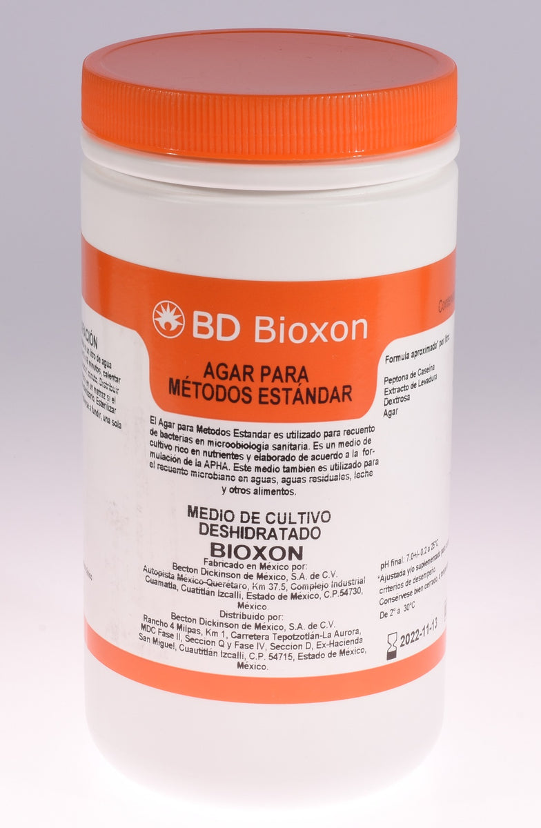 Agar Métodos Estándar Bioxon® – Productos Biológicos Hyla